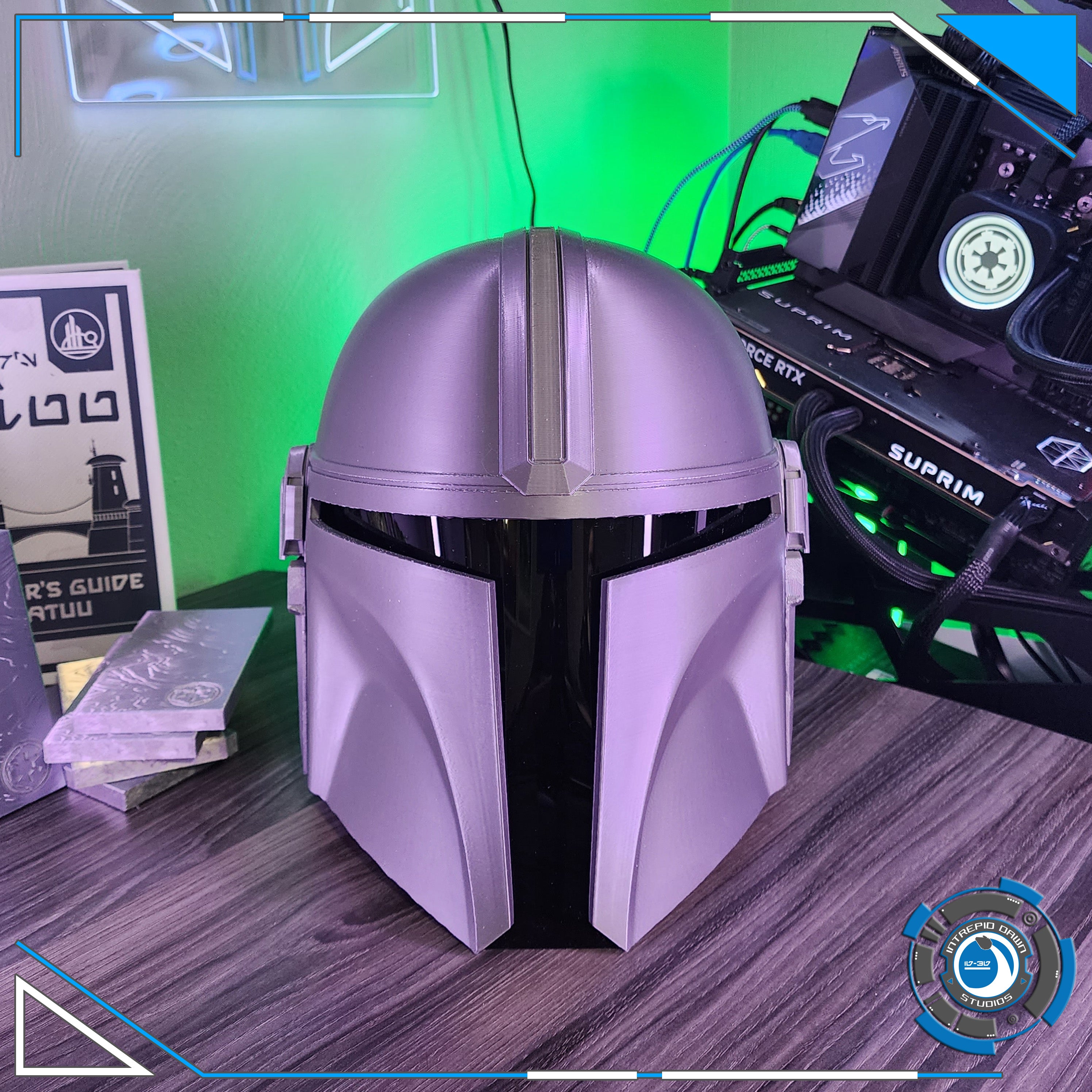 The Mandalorian 'Mando' Helmet – Intrepid Dawn Studios